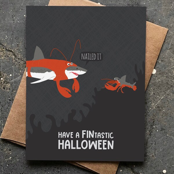 Funny Halloween Card - Etsy