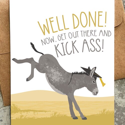 Dry Humor Graduation Card Funny College Graduation Card for - Etsy Canada