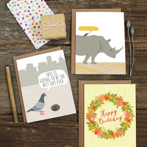 Funny birthday card / best day ever / enjoy the little things | Etsy