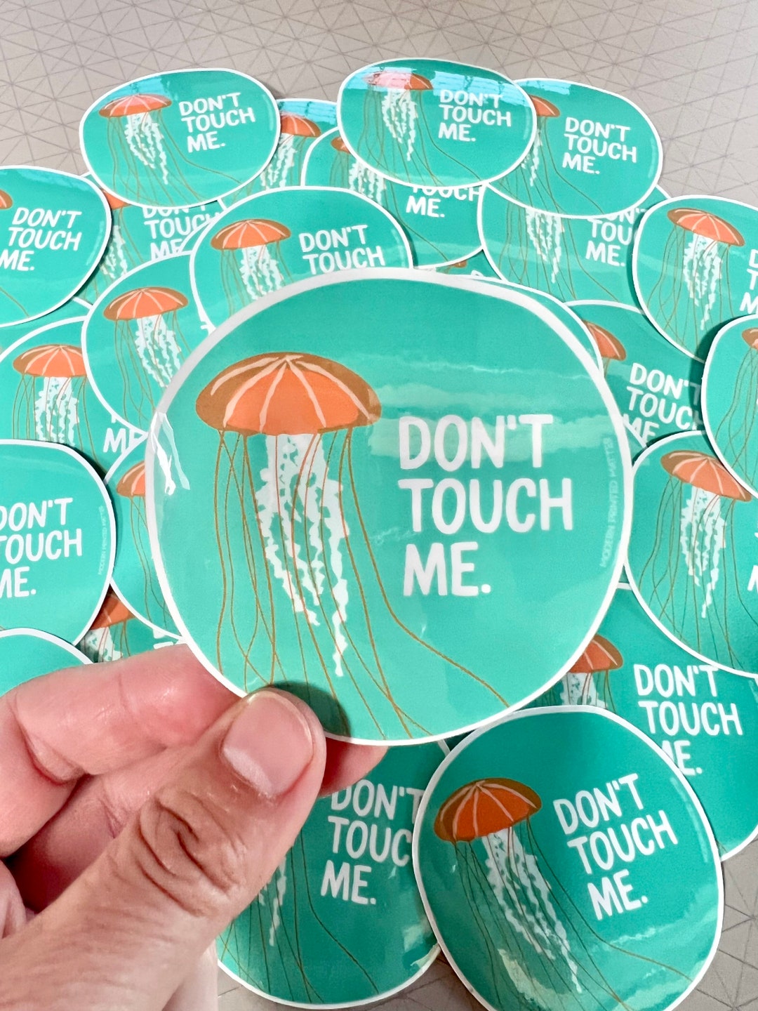 Don't Touch Me Sticker - Etsy