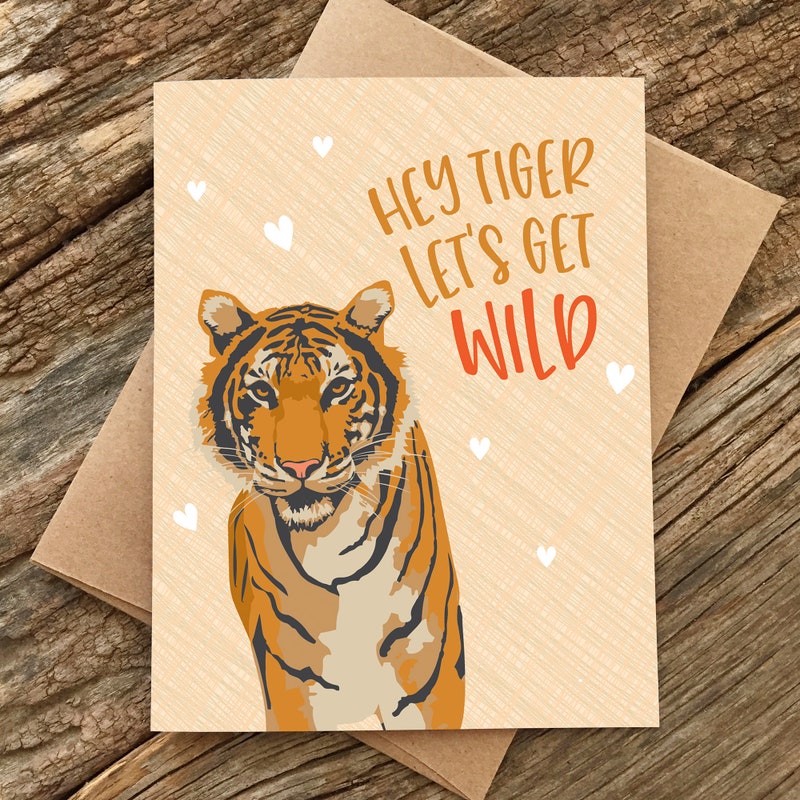 Tiger Valentine - Etsy