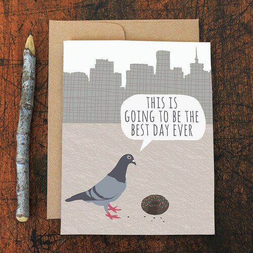 Funny Birthday Card / Hawks | Etsy