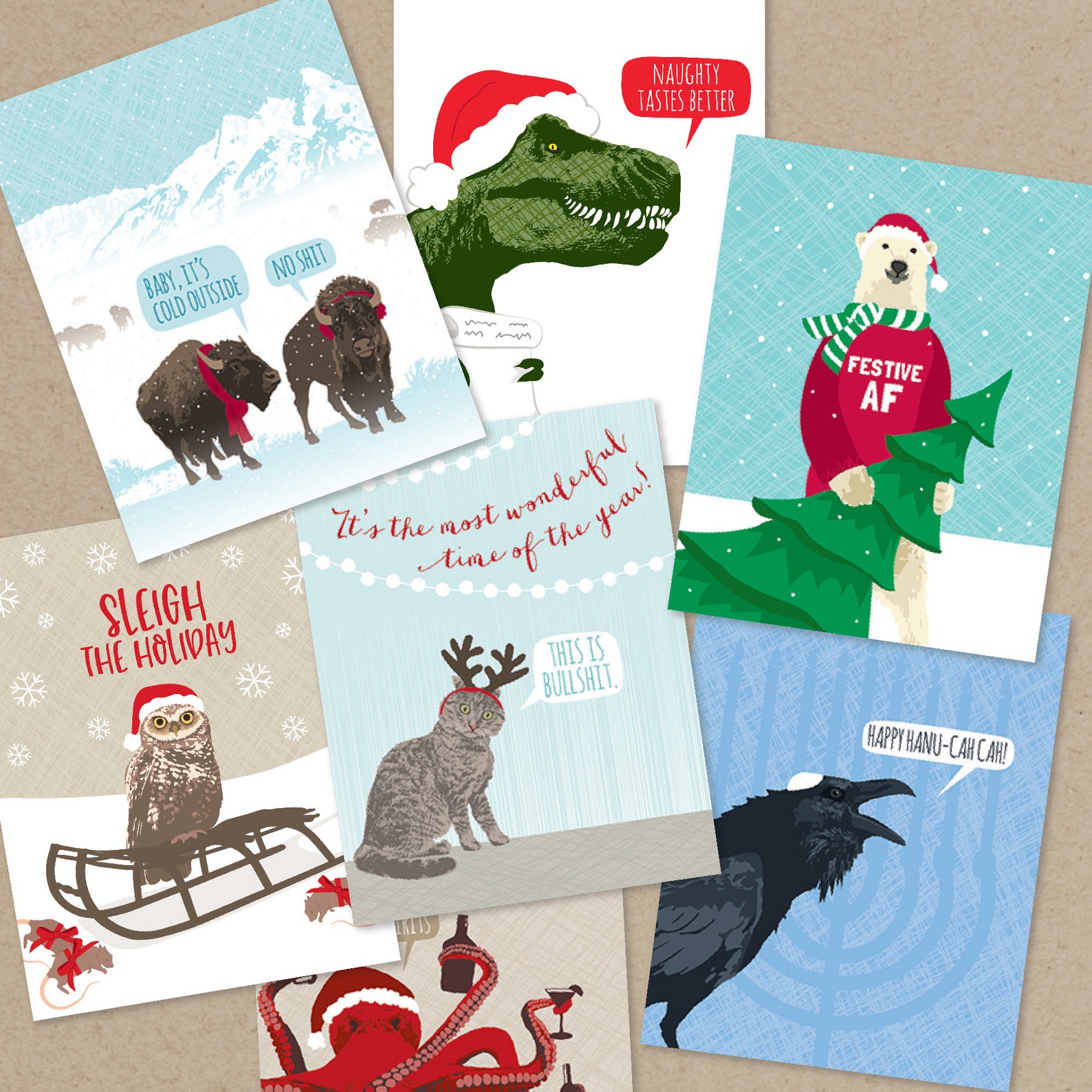 Christmas Cards Boxed Set / Assorted Cards / Make Your Own - Etsy