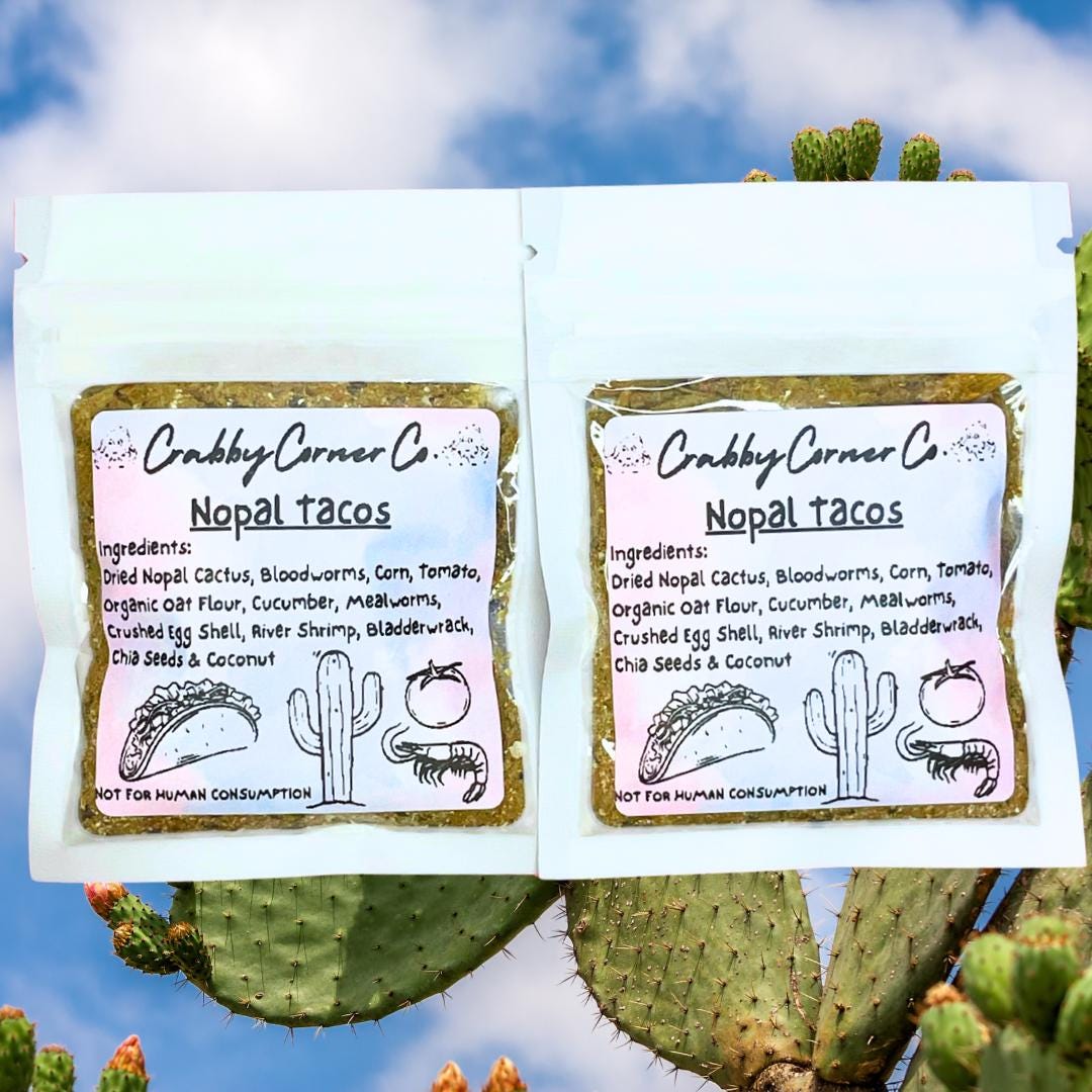 Nopal Tacos Meal Mix | Hermit Crab Food - Etsy