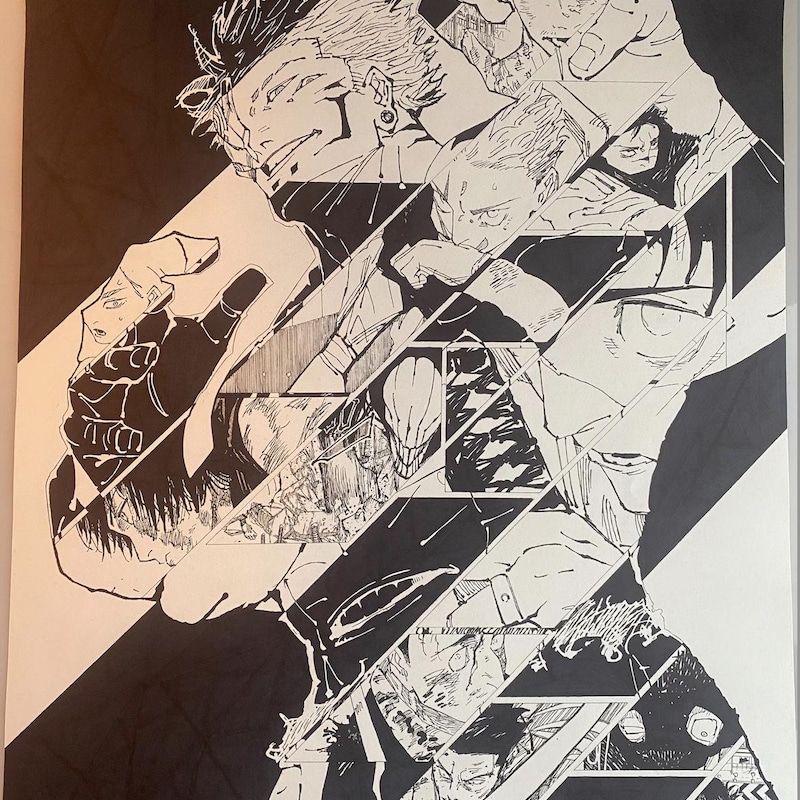 Jujutsu Kaisen Sukuna Manga Panels - Etsy