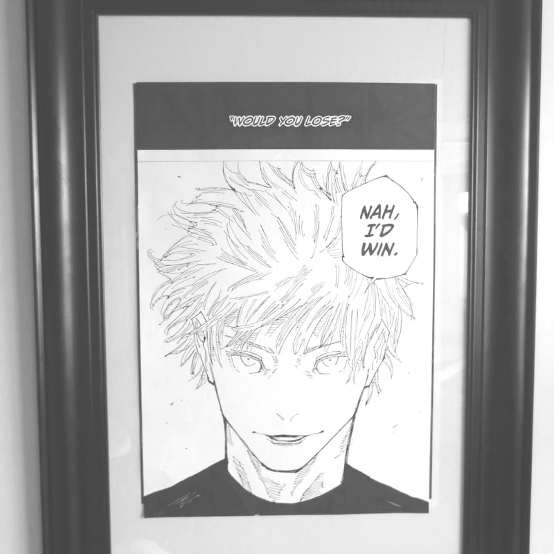 Gojo Satoru Manga Panels - Etsy