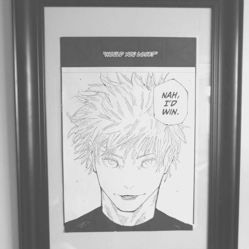 Jujutsu Kaisen Manga Panel Megumi - Etsy