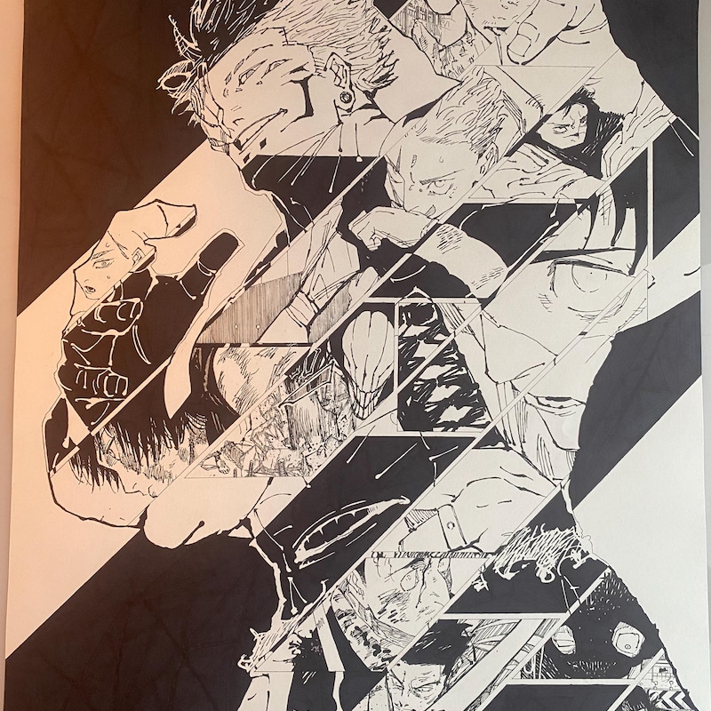 Yuji Manga Panel - Etsy