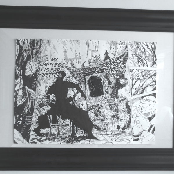 Jjk Manga Panel Print - Etsy