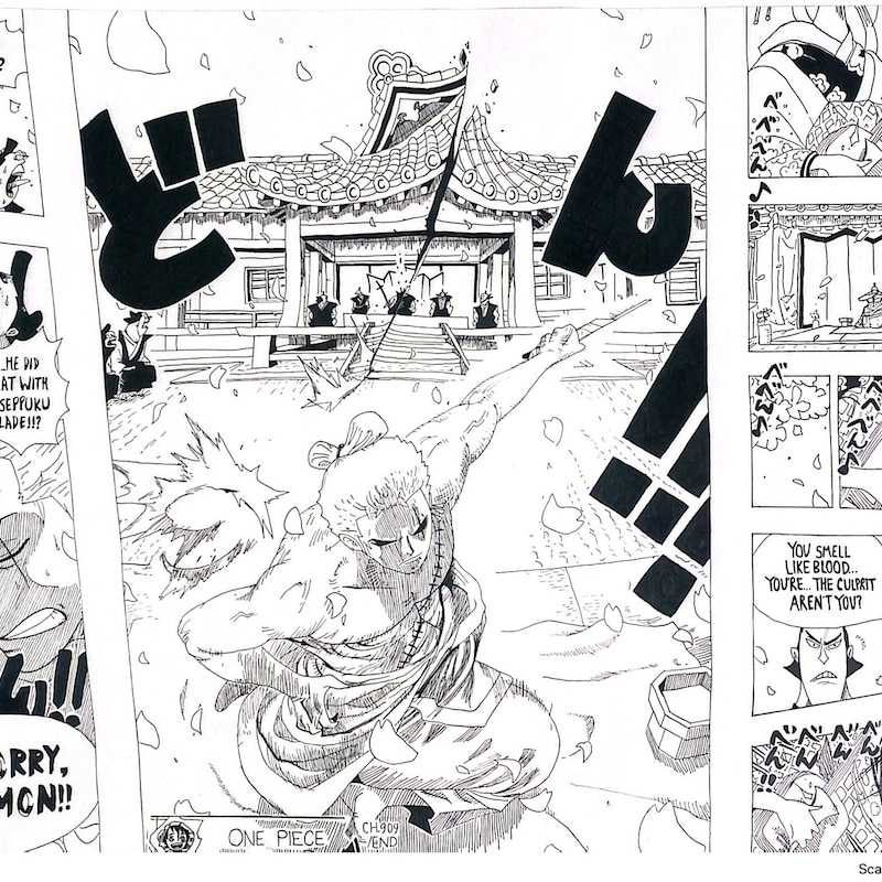 Roronoa Zoro Manga Panel - Etsy