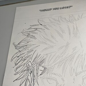 28x19 Inch Jujutsu Kaisen Manga Poster | Custom Manga Panel Drawing ...
