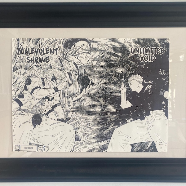 Gojo Satoru Manga Panels - Etsy