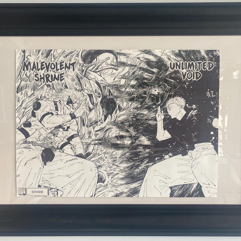 Gojo Satoru Manga Panels - Etsy