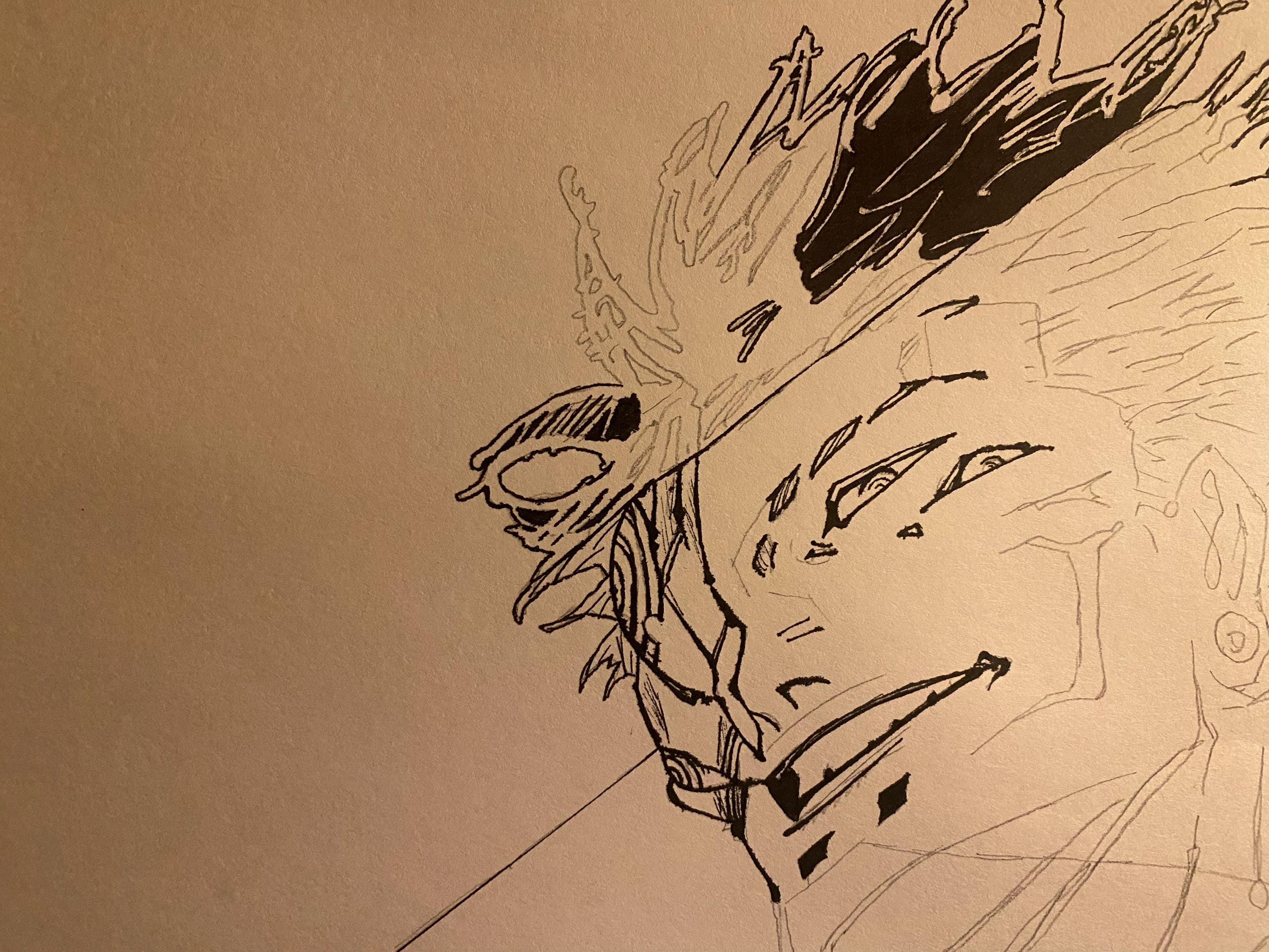 28x20 Inch Jujutsu Kaisen Manga Poster | Custom Manga Panel Drawing ...