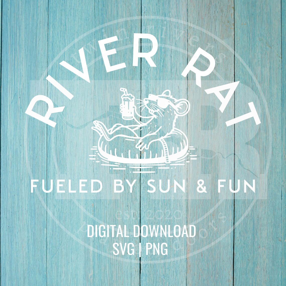 River Rat SVG PNG | Funny River Float Design | Digital Download - Etsy
