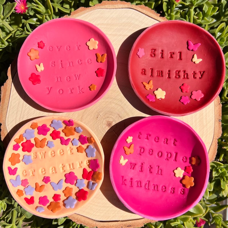 CUSTOM Mini Trinket Dish // Gift Ideas for Her // Birthday Gift Ideas ...