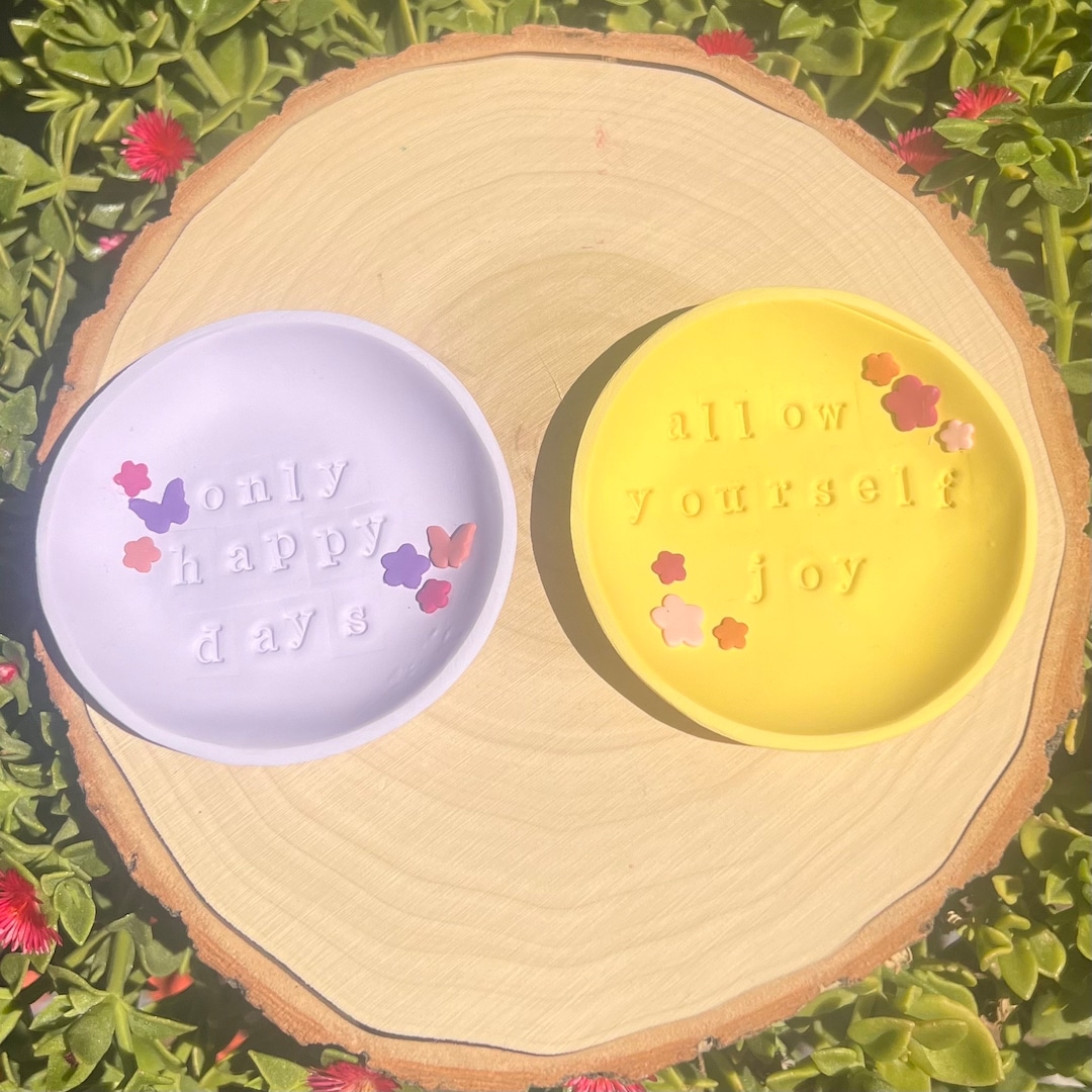 Positive Affirmations Mini Trinket Dishes // Only Happy Days // Allow ...
