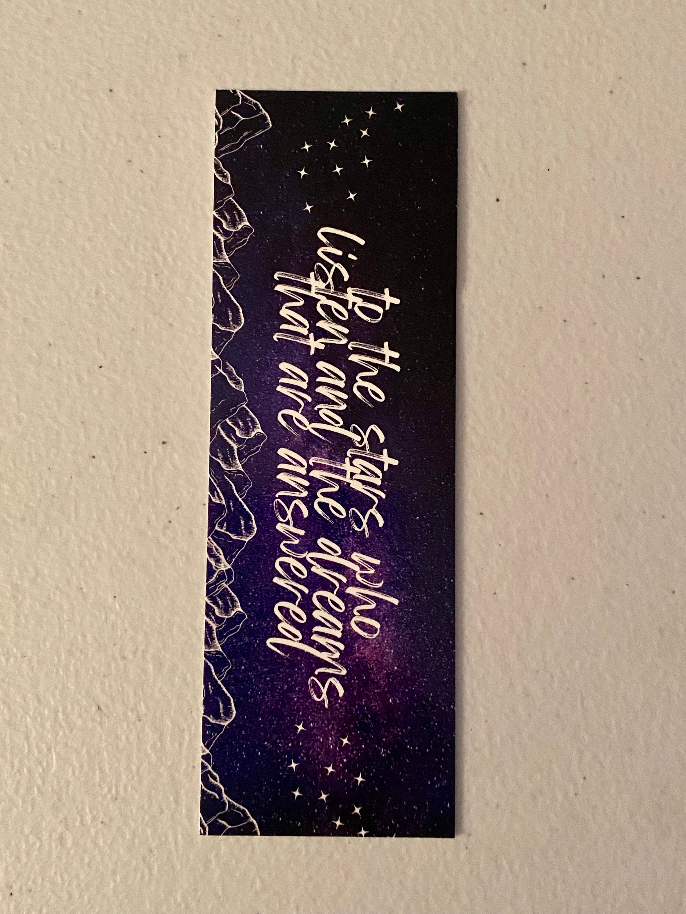 ACOTAR, ACOTAR Bookmarks Handmade Bookmark, Bookmark, Bookish Gift ...