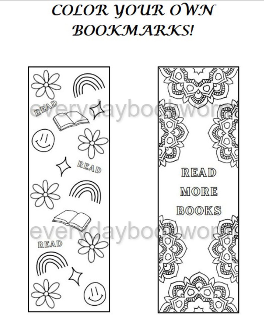 Digital Download, Digital Bookmark, Bookish Gift, Bookish, Bookworm ...