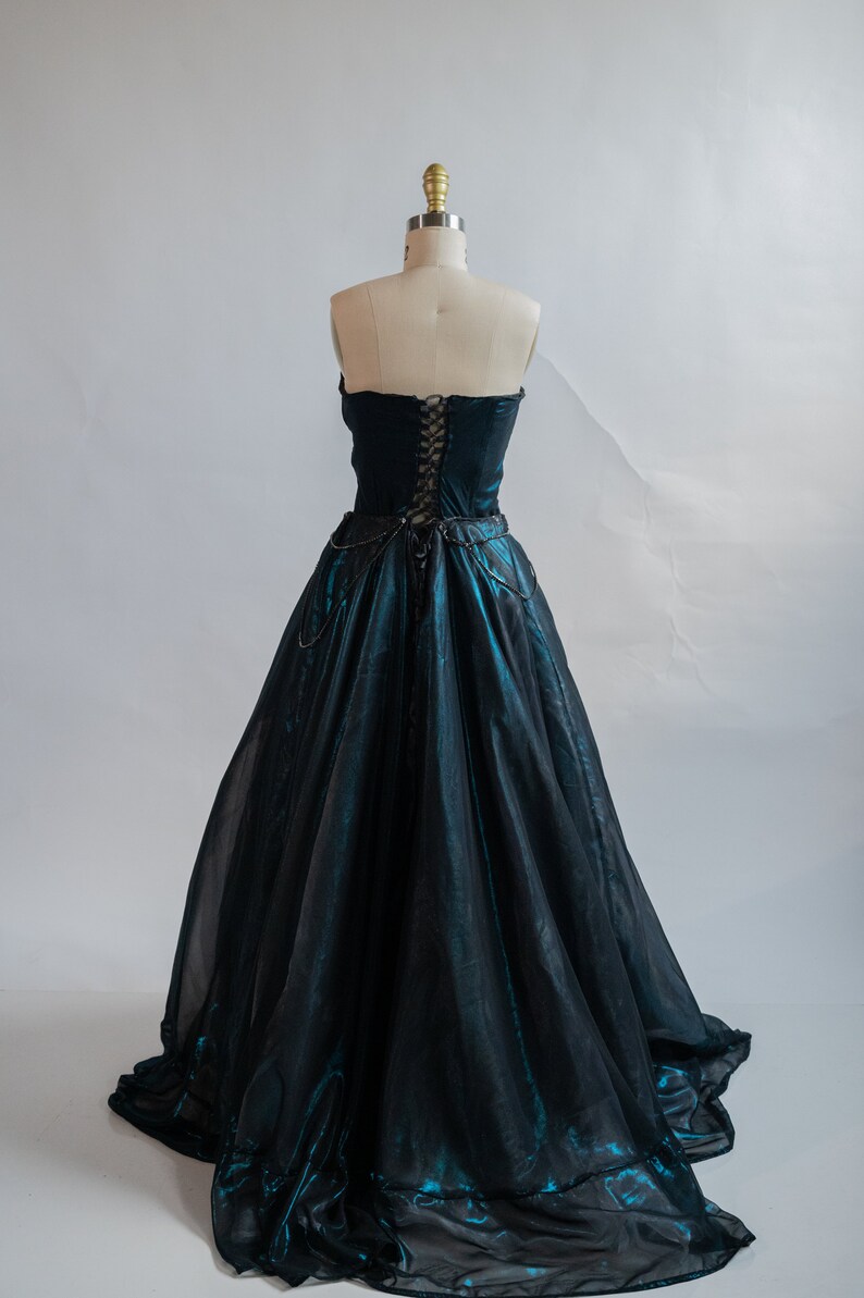 The Teal Sheen Dress - Etsy