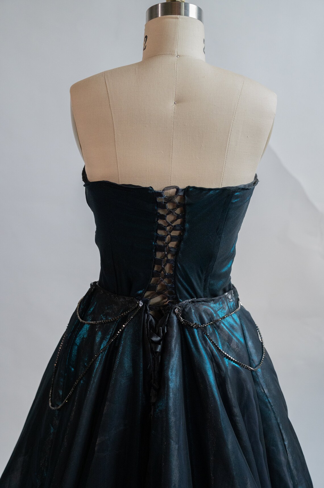 The Teal Sheen Dress - Etsy