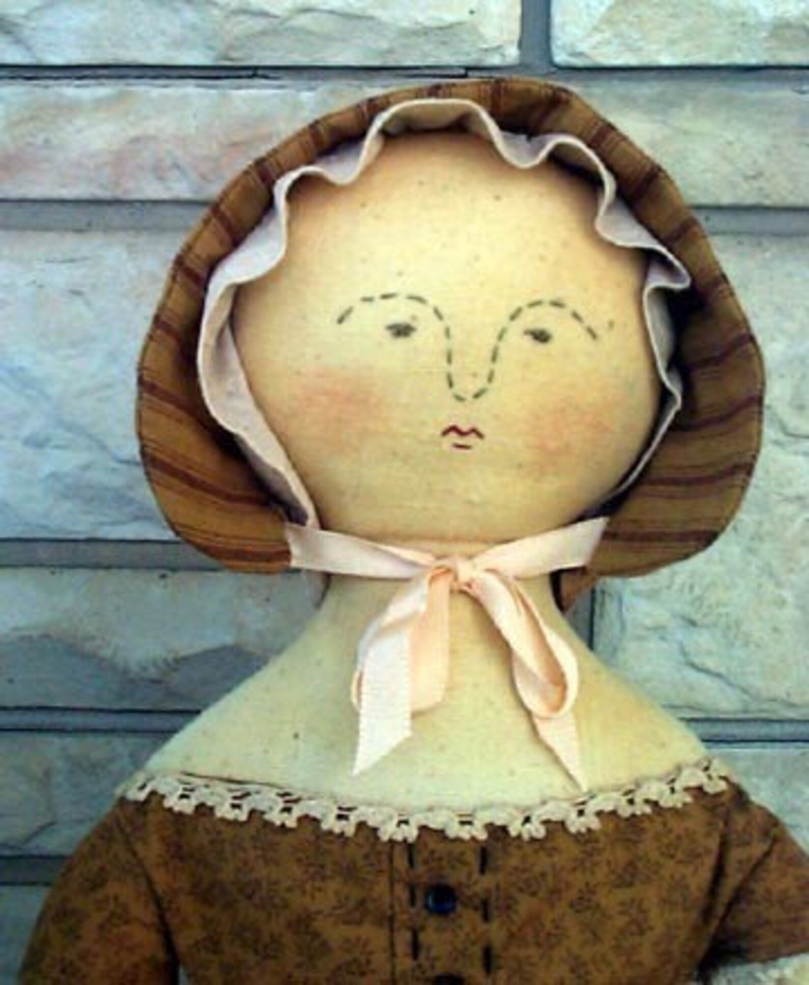 Folk Doll Pattern Colonial Primitive Mary Hill Cloth Doll Pattern PDF ...