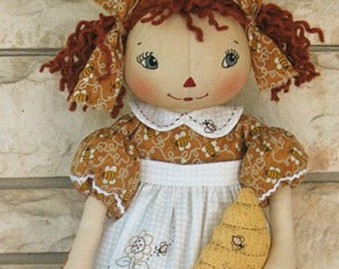 Raggedy Annie Cloth Doll Pattern PDF Primitive Doll Pattern Cloth Doll ...