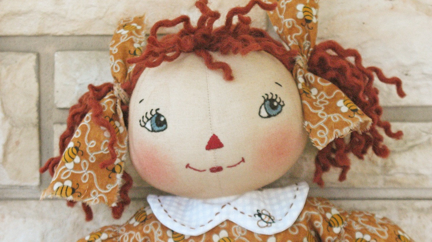 Raggedy Annie Cloth Doll Pattern PDF Primitive Doll Pattern Cloth Doll ...