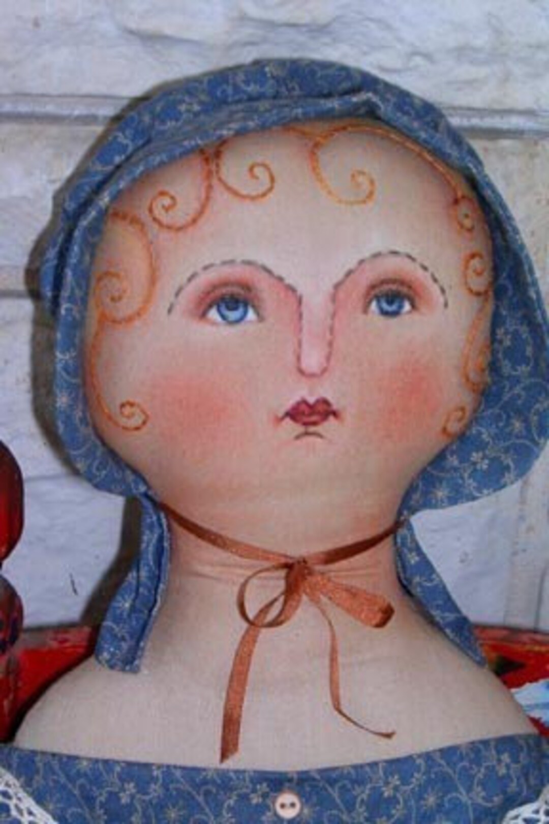 Sewing Pattern,primitive Doll Pattern PDF Large Folk Doll Gorgeous ...