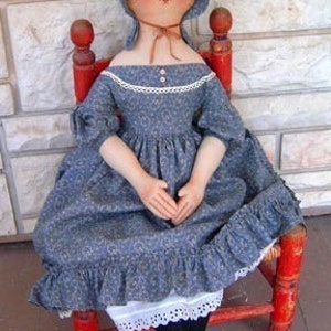 Sewing Pattern,primitive Doll Pattern PDF Large Folk Doll Gorgeous ...