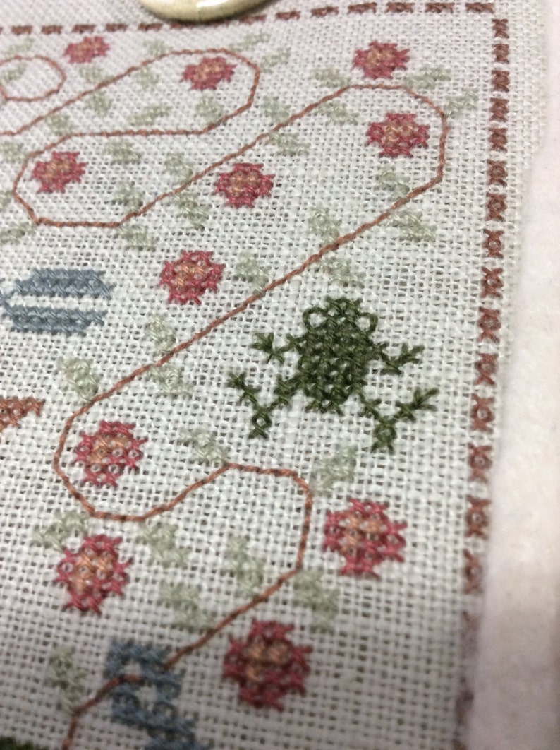 Counted Cross Stitch Chart Sewing Motto Stitching Frogging Vintage ...