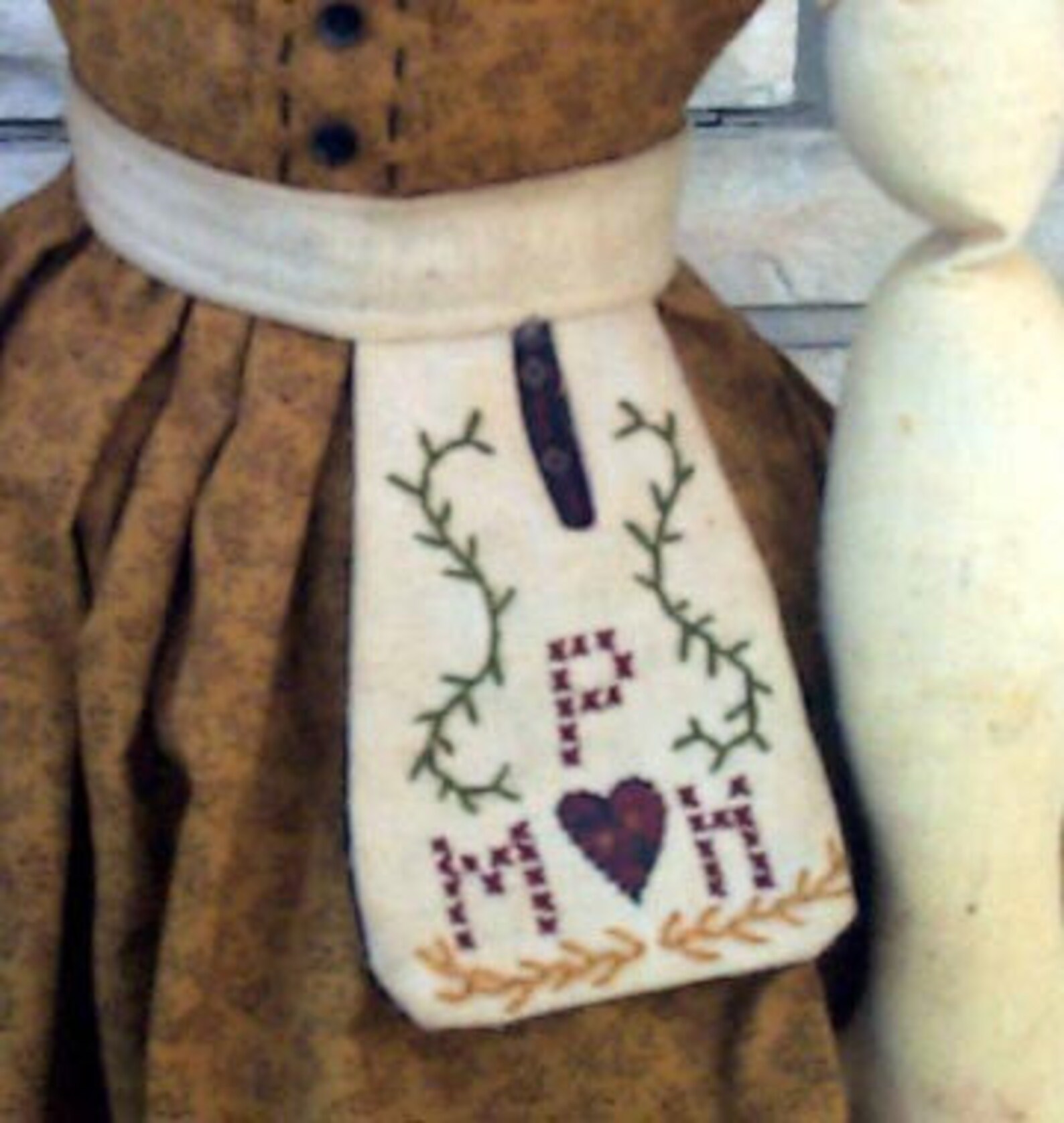 Folk Doll Pattern Colonial Primitive Mary Hill Cloth Doll Pattern PDF ...