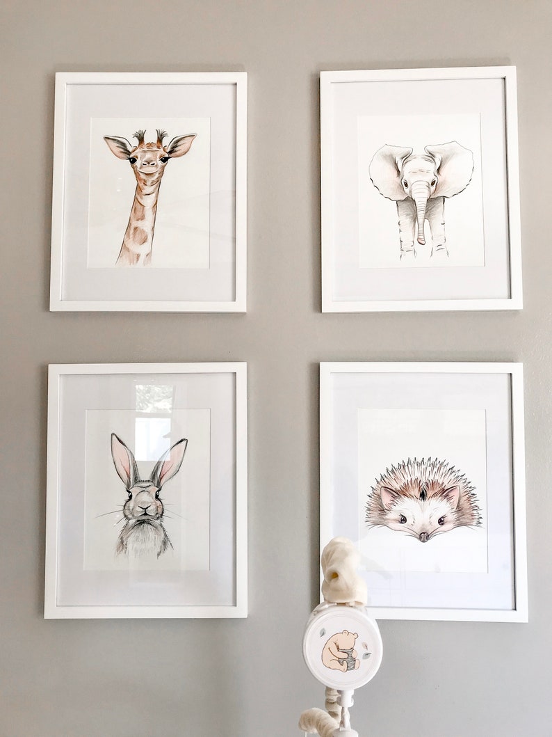 Hedgehog Portrait DIGITAL DOWNLOAD - Etsy