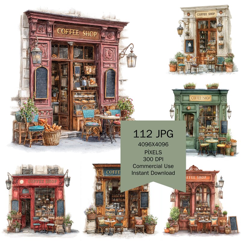 Coffee Shop Art - Etsy
