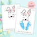 Printable Easter Footprint Craft | DIY Easter Keepsake | Digital ...