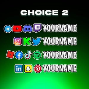 Social Media OVERLAY for Streaming | Twitch Discord Youtube Twitter ...