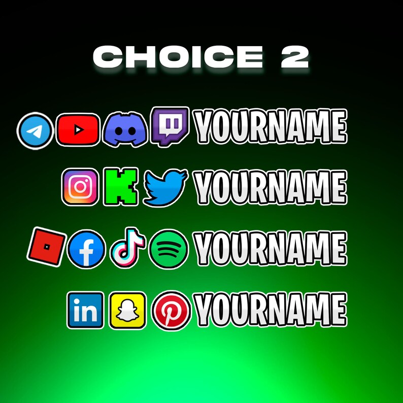 Social Media OVERLAY for Streaming | Twitch Discord Youtube Twitter ...