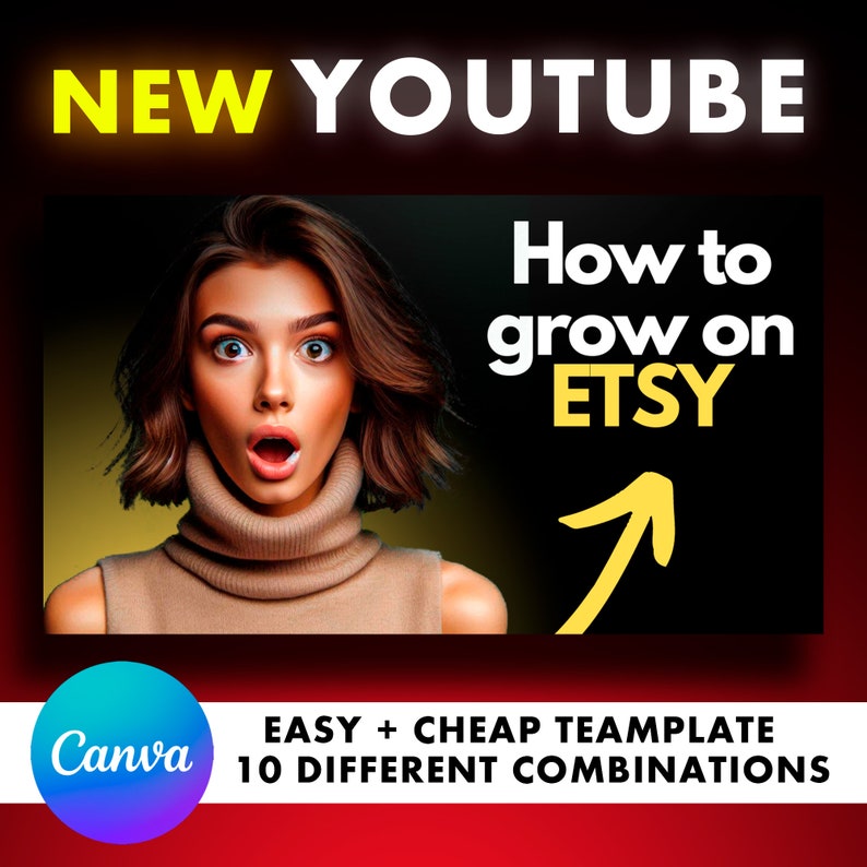 2025 NEUE YOUTUBE Miniaturbild, Youtube Vorlage Canva, Youtube Thumbnail Billig, Beste Youtube ...