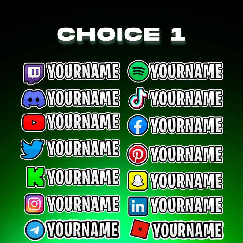 Social Media OVERLAY for Streaming | Twitch Discord Youtube Twitter ...