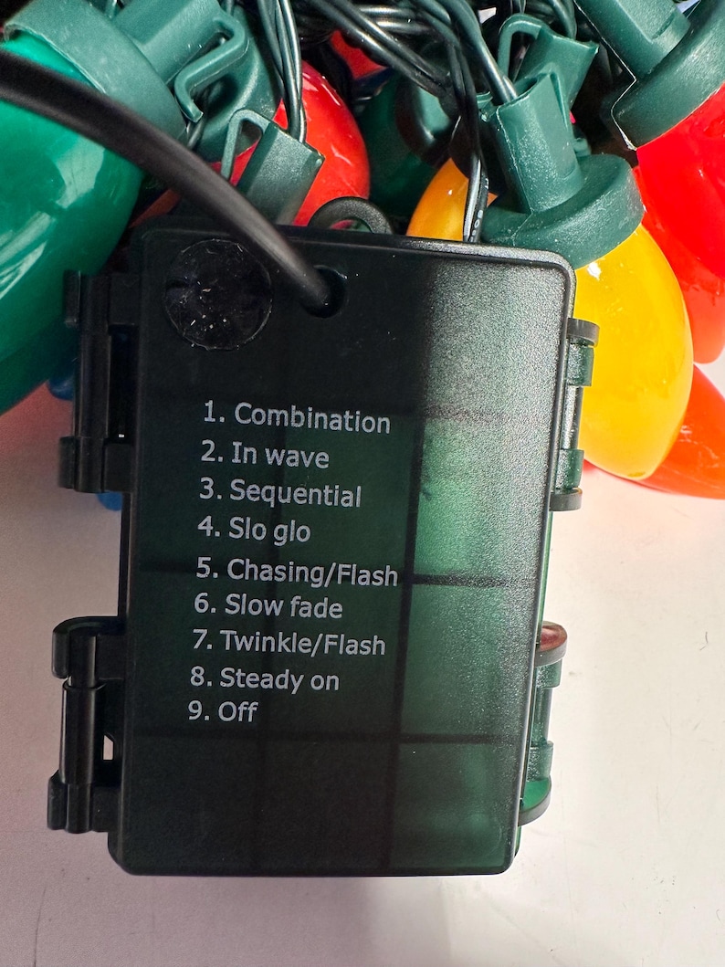 Switch Adapted Christmas Lights - Etsy