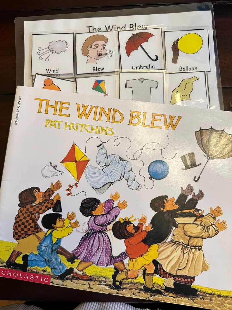 Switch Adapted Literacy Book the Wind Blew - Etsy