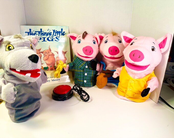 Adapted Three Little Pigs With a Single Message Voice Output Device and ...