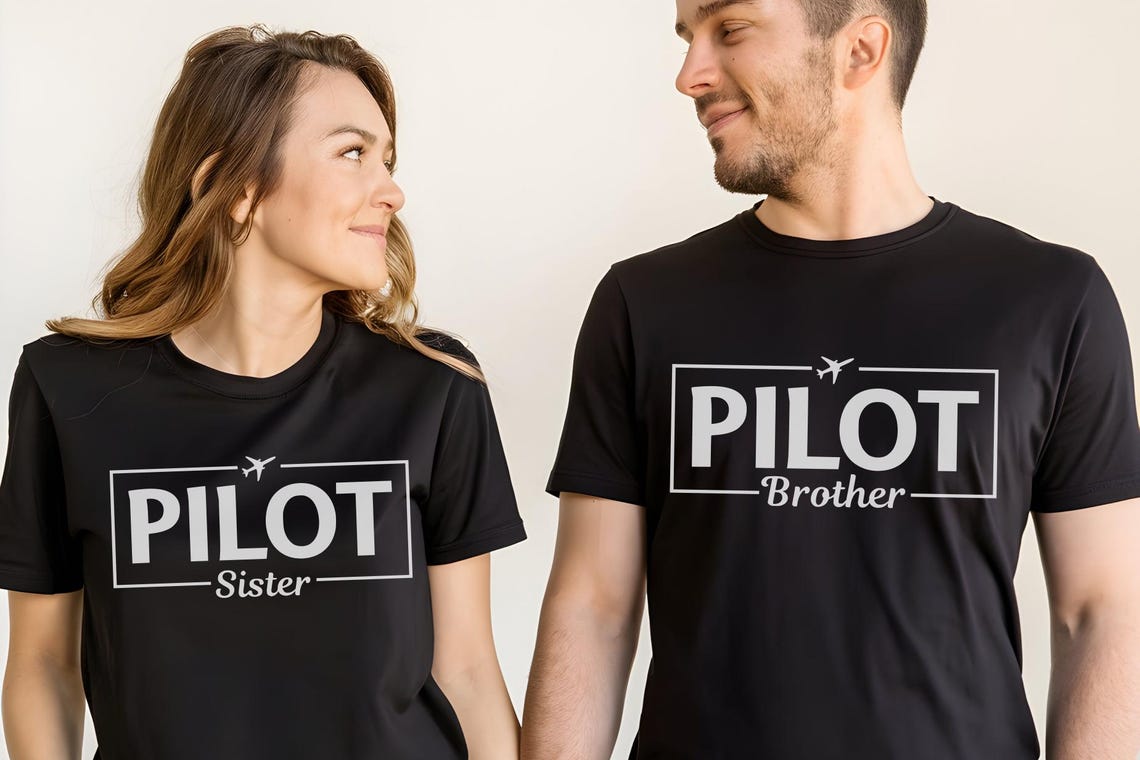 Pilot Sister Pilot Brother Gifts, Pilot Graduation Gift, Retired Pilot ...