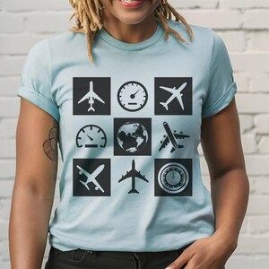 Jet Plane Shirt, Retired Pilot, Graduation Gift, Jet Airplane Tshirt ...
