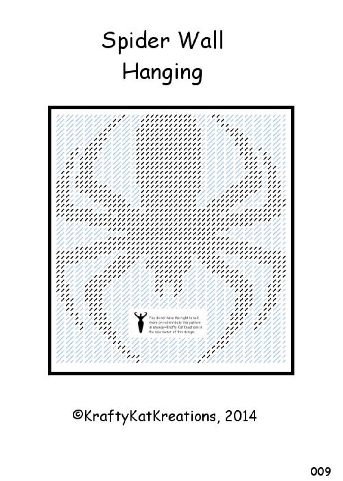 Spider Wall Hanging Plastic Canvas Pattern - Etsy