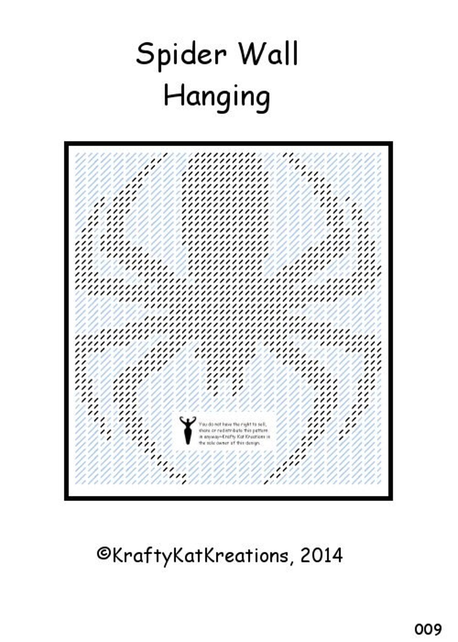 Spider Wall Hanging Plastic Canvas Pattern - Etsy