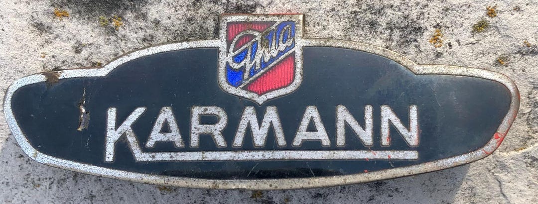 Volkswagen Karmann Ghia Fender Emblem Enameled Badge Original VW - Etsy