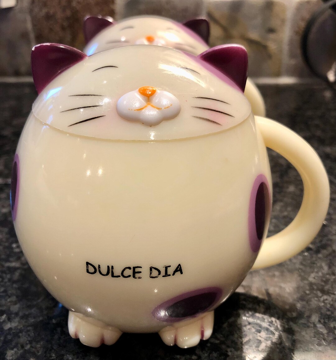 Crazy Nice Pair of Vintage Bakelite Cat Mugs - Etsy