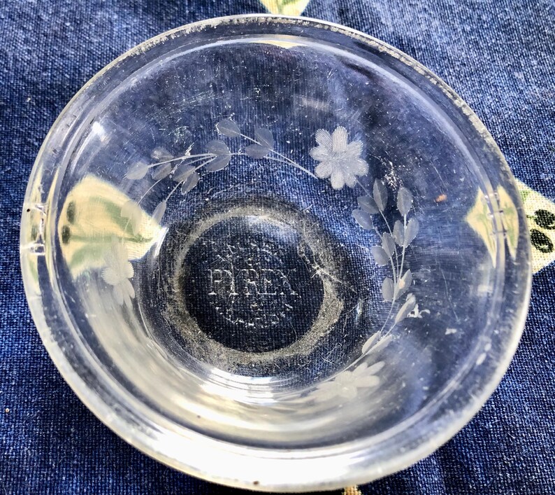 1920s Pyrex Fruit Nappie Bowl Cut Glass - Etsy