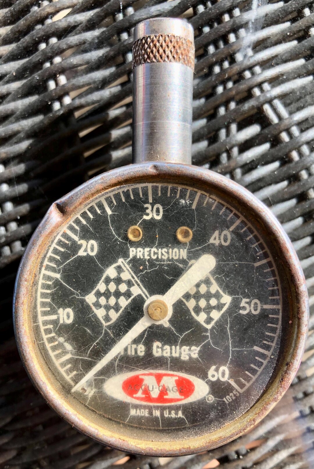Vintage Precision Meiser Tire Gauge M Accu-gage - Etsy